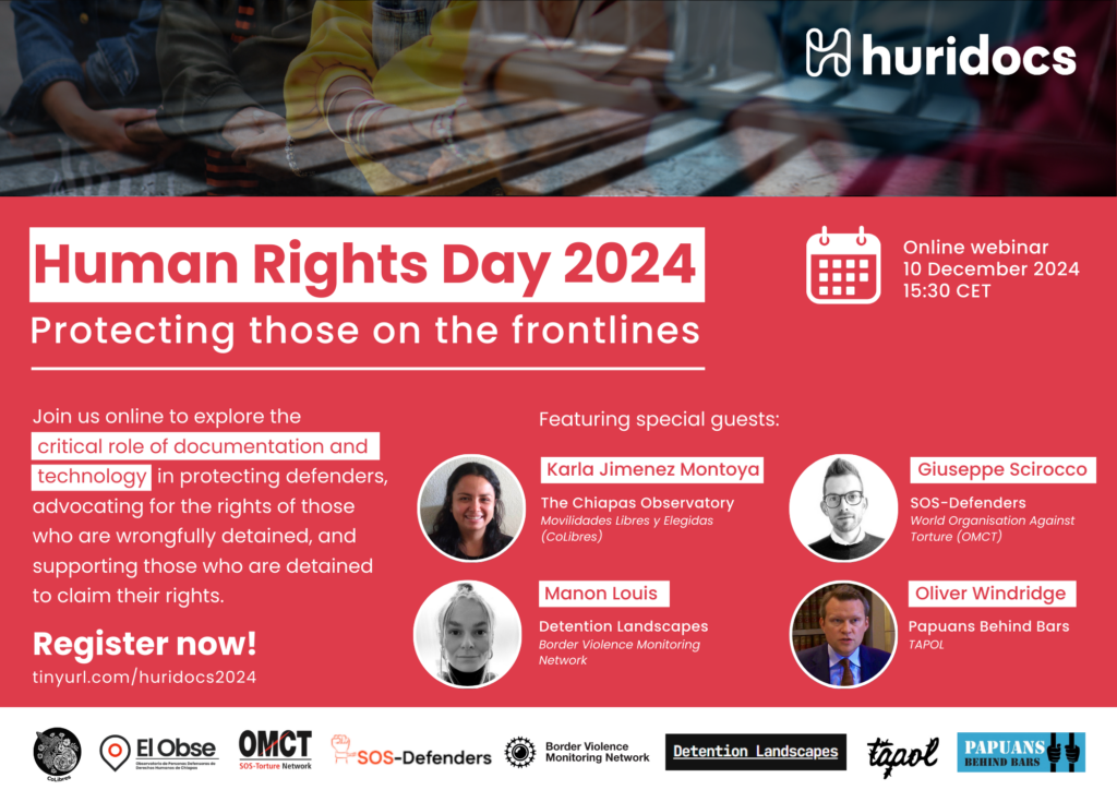 Human Rights Day 2024: The work of human rights defenders, databases ...